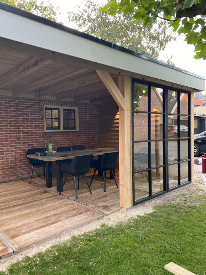 Overkapping in de tuin - Jellina Detmar Interieur & Styling blog